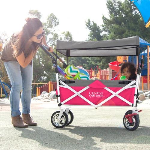 Push Pull Wagon with Canopy | Stroller Wagon with Canopy – Wagonsrus